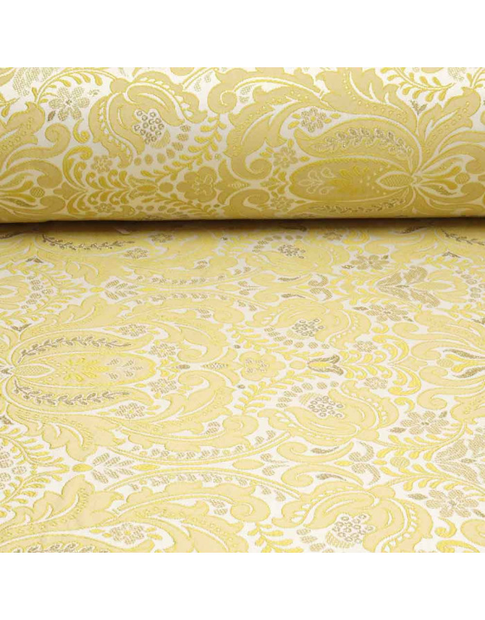 Brocado Atalaya Dorado - Retal | Tela Brocada Dorada