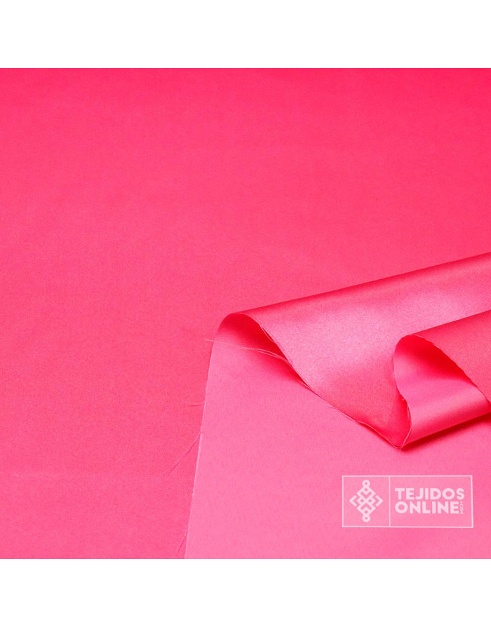 Tela Raso Rosa Barbie para Carnaval - Telas de Raso al Mejor Precio
